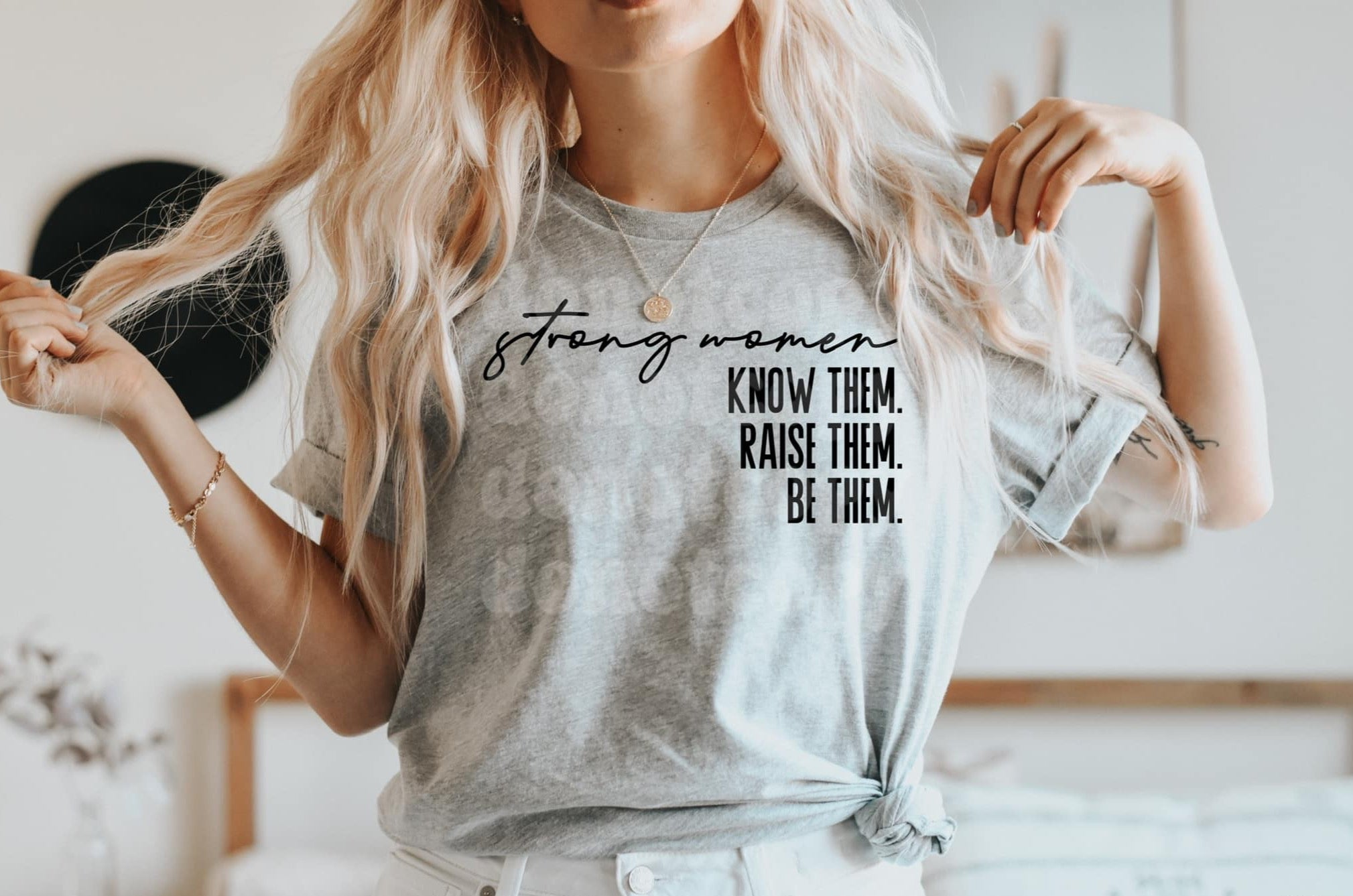 Strong Women Print Tee – Bentley Bee's Tees